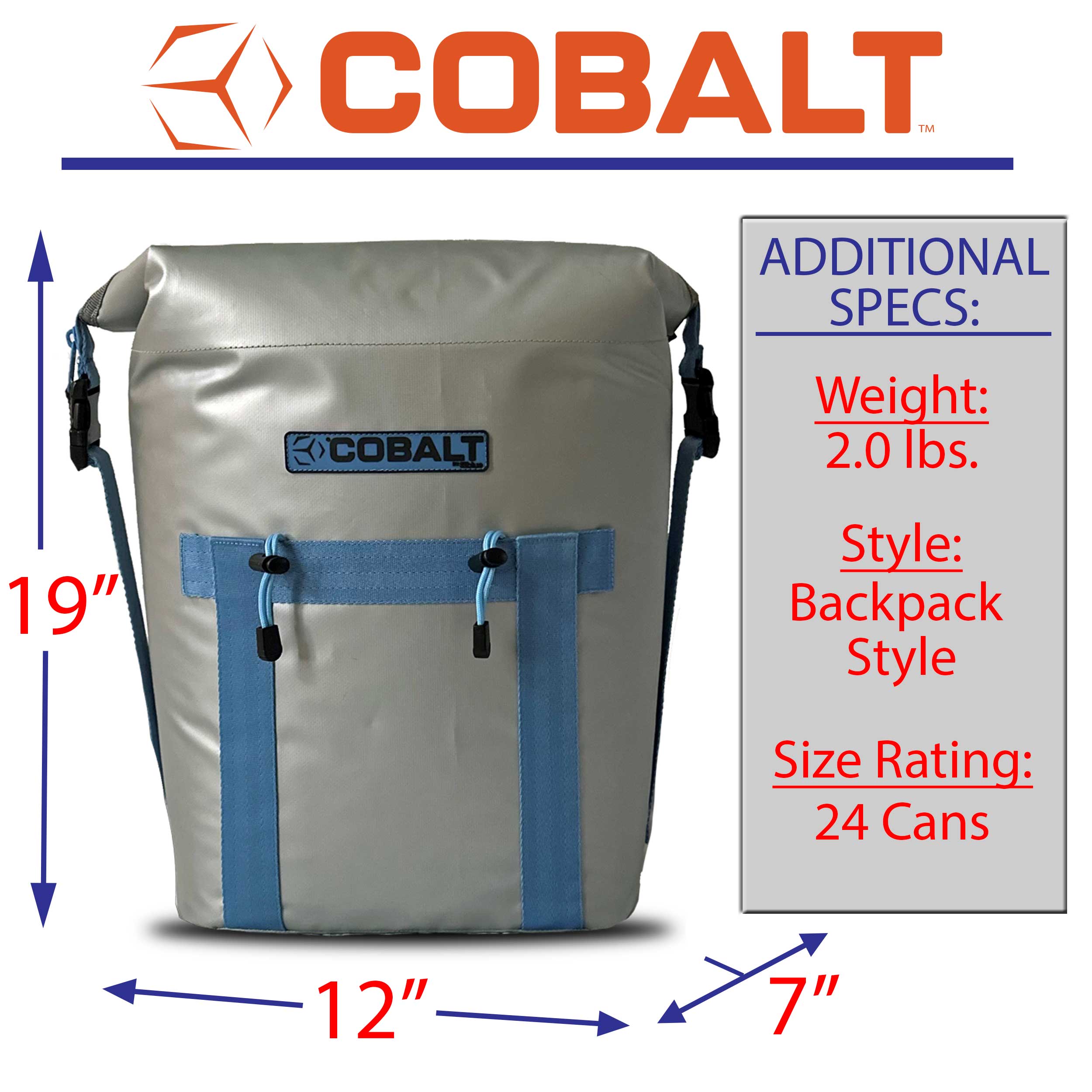 Cobalt Soft Sided Cooler Backpack – Caddis Sports